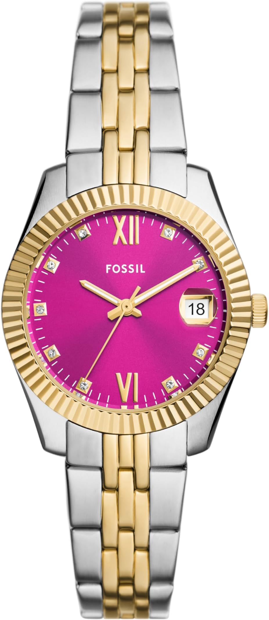 Buy Fossil Women Stainless Steel Analog Pink Dial Watch-Es5337, Band ...
