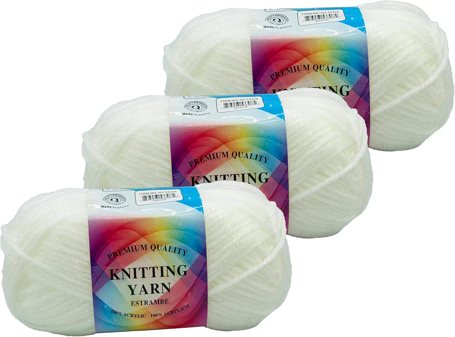 Amazon.com: Premium Acrylic Yarn, Snag Free, 4 Ply for Knitting ...