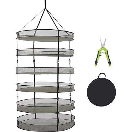 Amazon.com : iPower Collapsible Breathable Mesh Herb Drying Rack for ...
