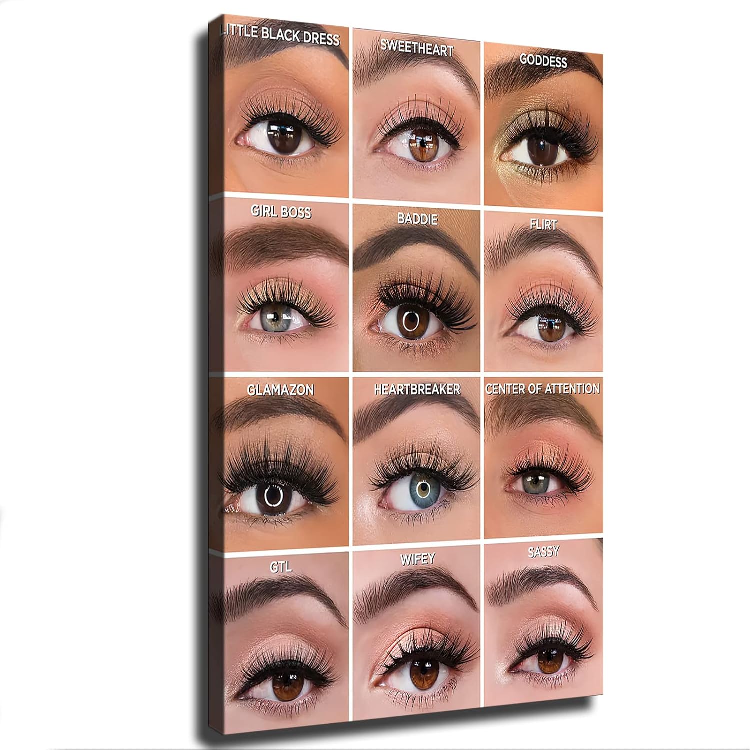 Amazon.com: Eyelash Extension Poster Eyelash Grafting Eyelash Extension ...