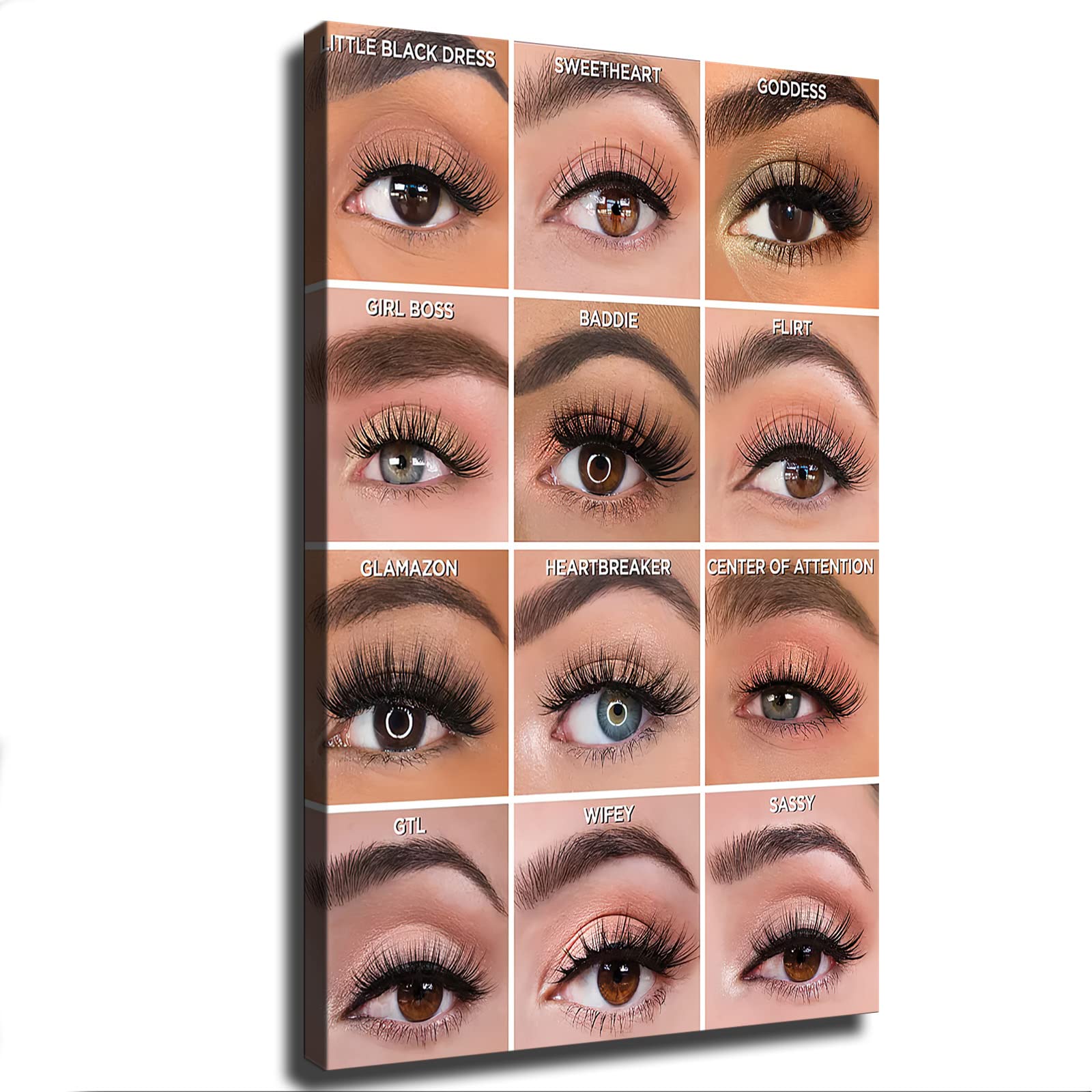 Amazon.com: Eyelash Extension Poster Eyelash Grafting Eyelash Extension ...