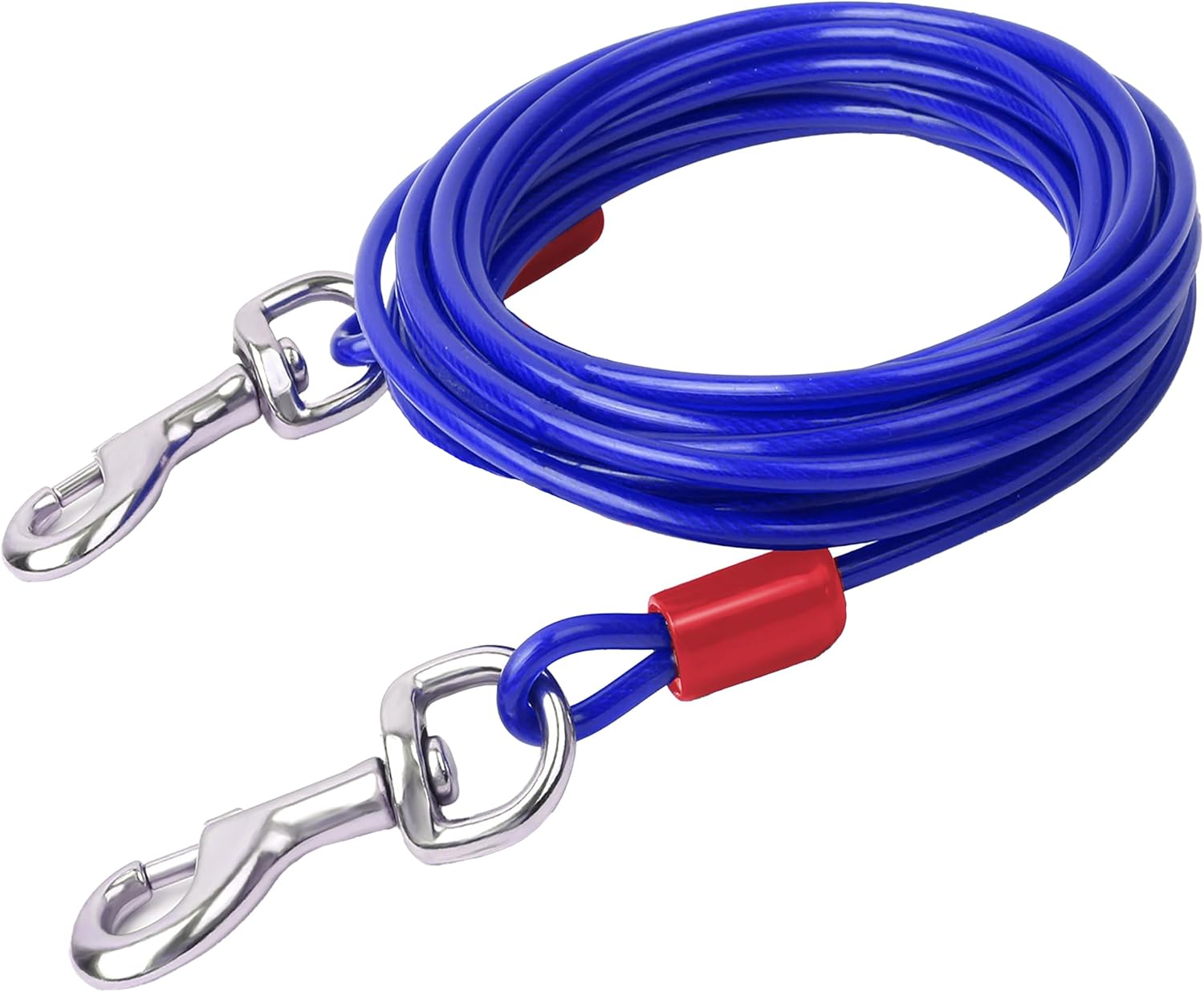 Dog Tie Out Cable, Outdoor Dog Leads for Yard Chew Proof, Durable Dog ...