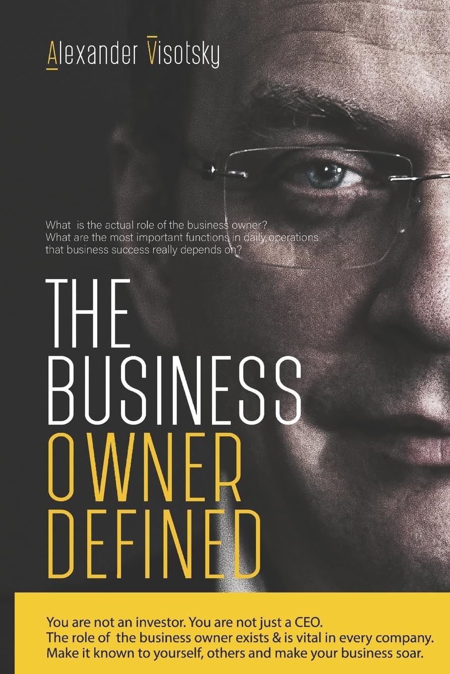 Amazon.com: The Business Owner Defined: A Job Description for the ...