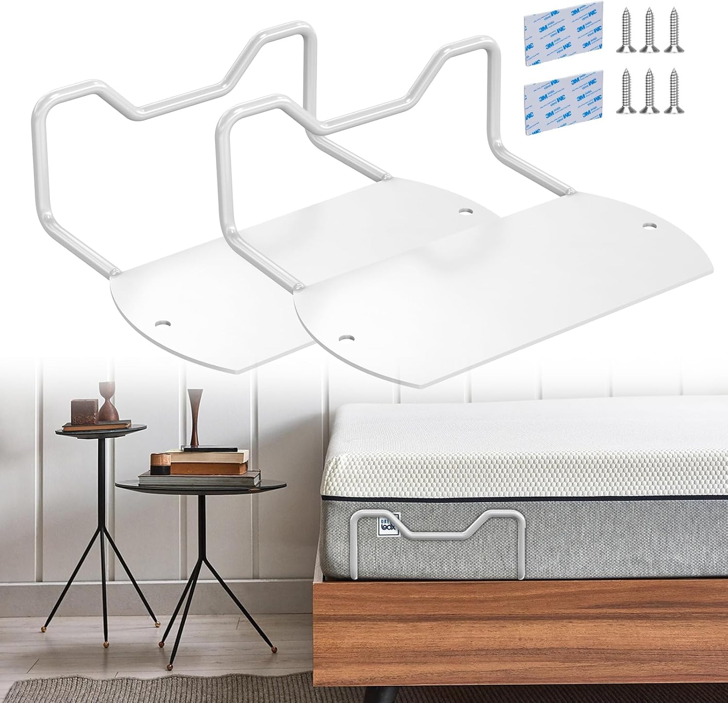 Amazon.com: Mattress Slide Stopper Fit Wooden Bed Frame,Mattress ...