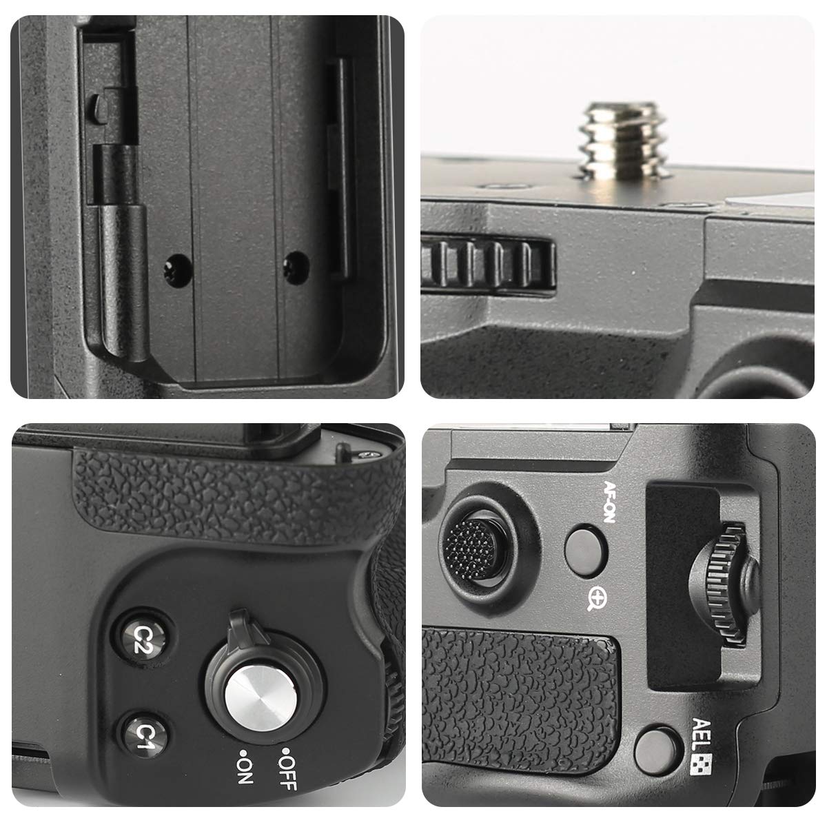 Meike MK-A7R IV Professional Vertical Battery Grip Compatible with Sony ...