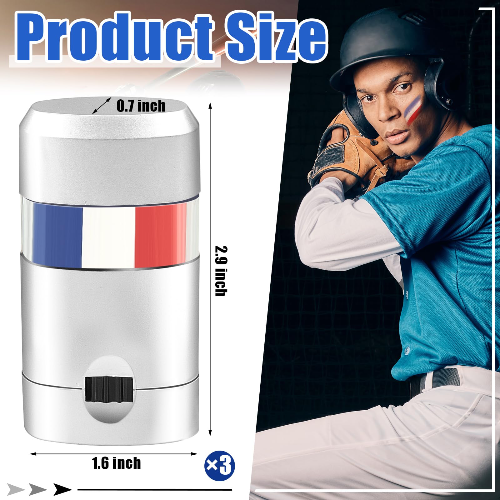 Snapklik.com : Maxcheck 12 Pcs Eye Face Paint Blendable Safe Glare ...