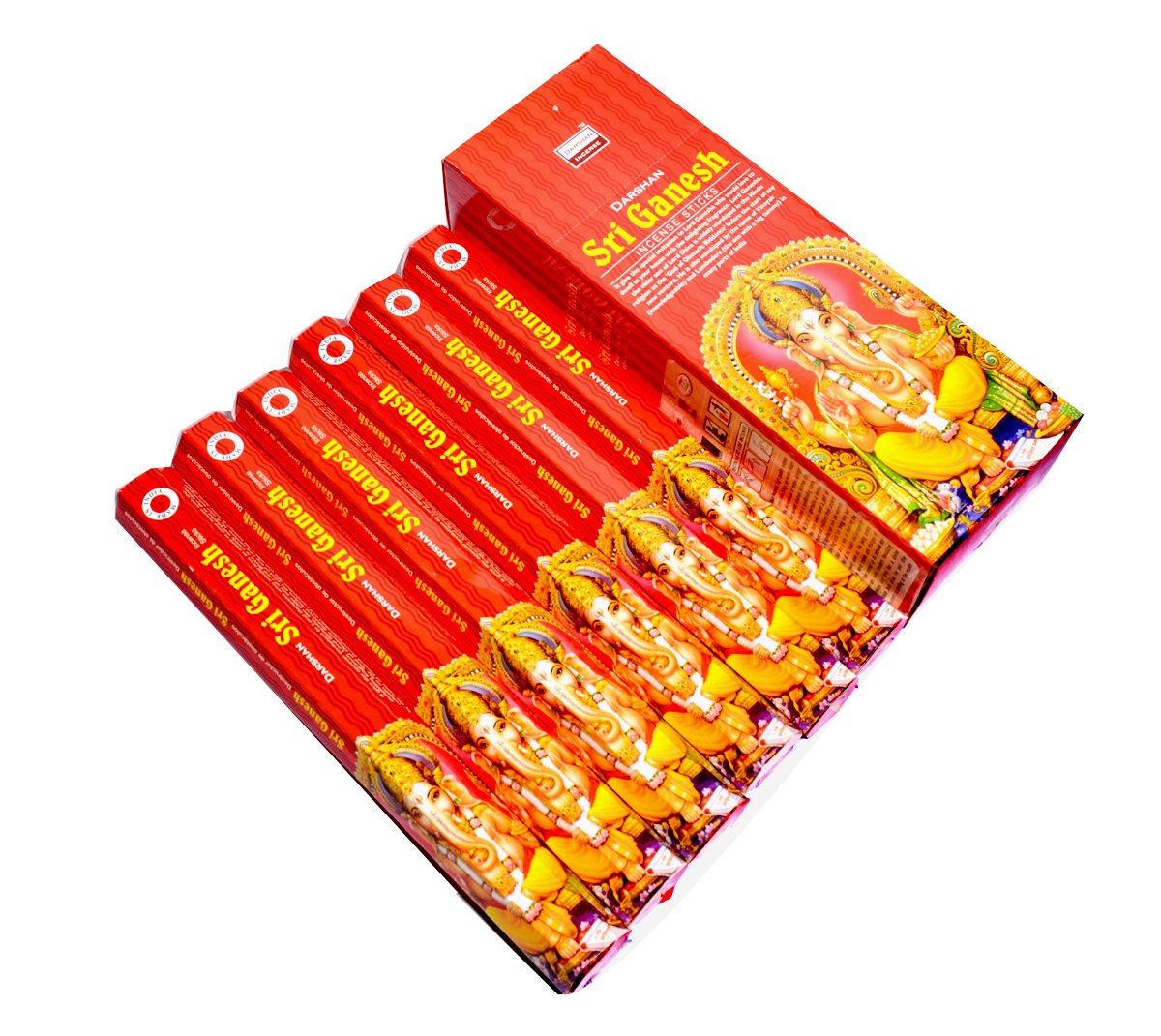 Sri Ganesh 120 Sticks Box Agarbatti Stick - Darshan Incense : Amazon.in ...