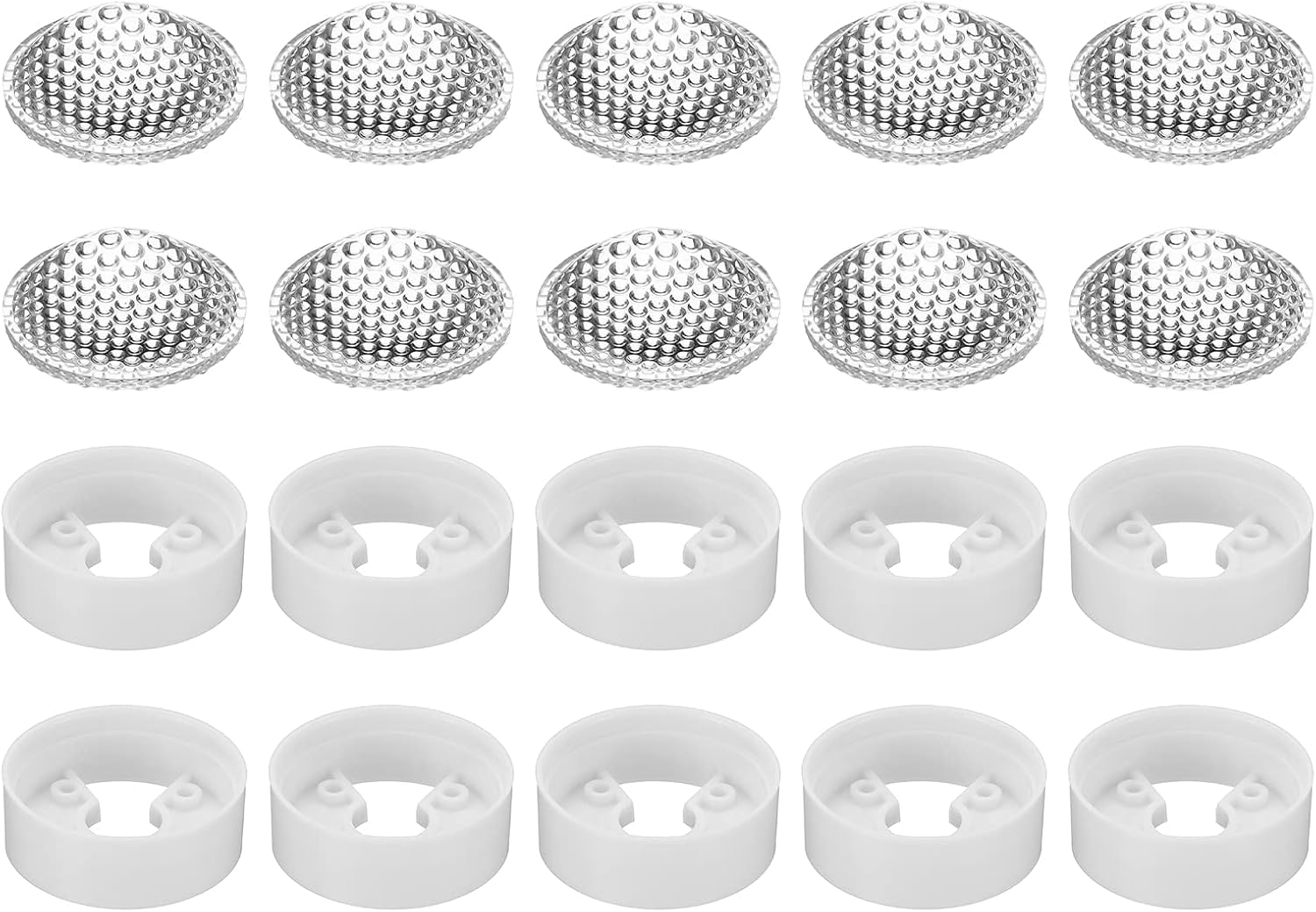 Amazon.com: PATIKIL 23x8mm LED Convex Len Kit, 10 Set Acrylic LED ...
