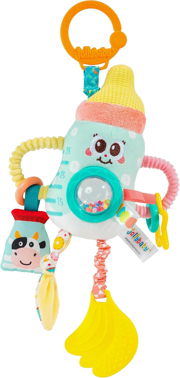 Amazon.com: Jollybaby Baby Pull Vibration Toy - Tummy Time Sensory ...