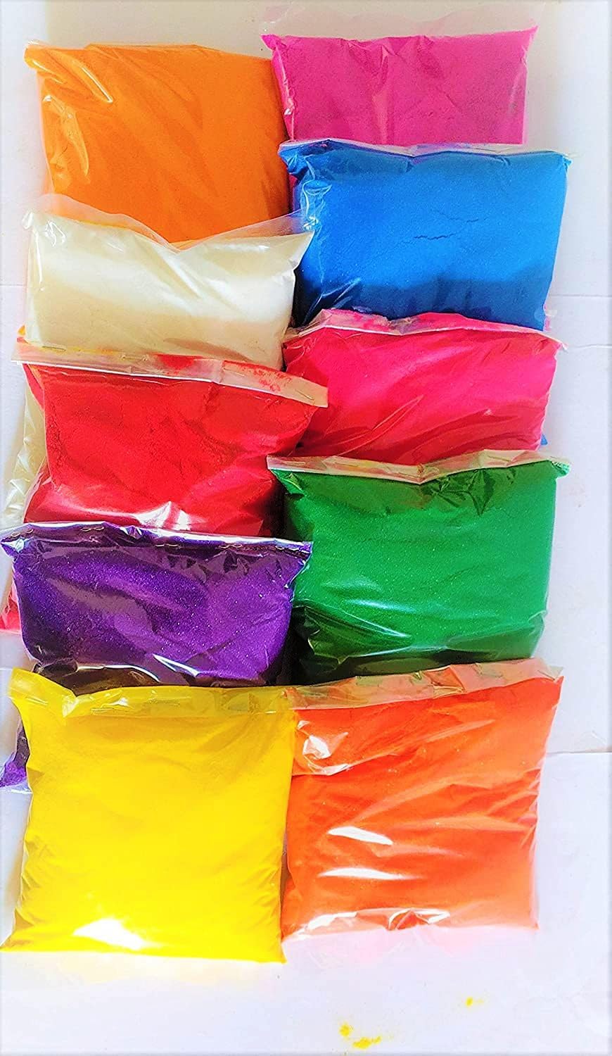 Buy Rangoli : Original Sand Color (10' Color Packet) 500gm Made in ...