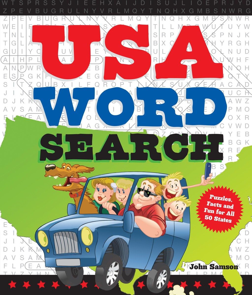 Amazon | USA Word Search: Puzzles, Facts, and Fun for 50 States ...