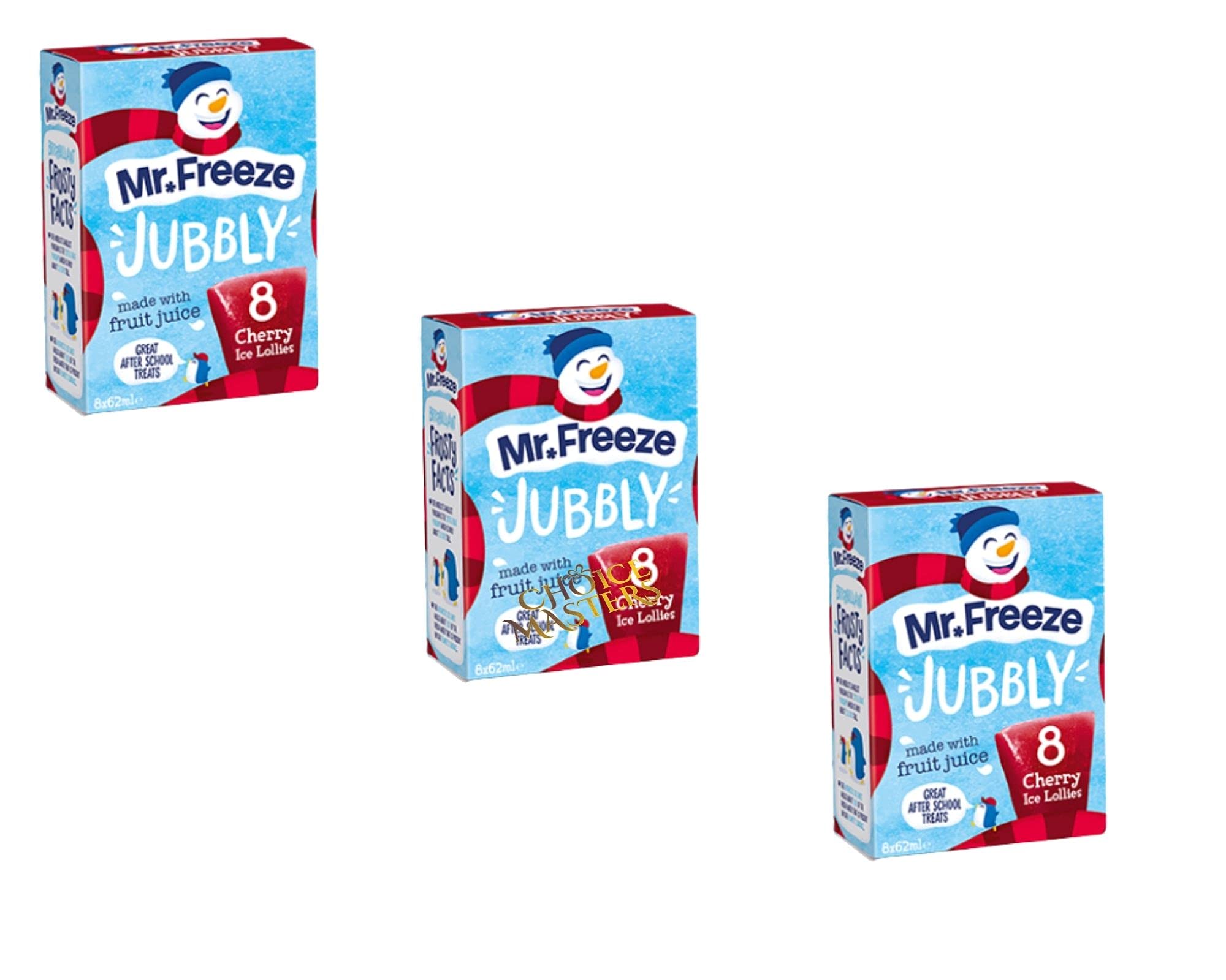 Mr Freeze Jubbly Cherry Ice Lollies 24 X 62mls Freeze | Desertcart Sri ...