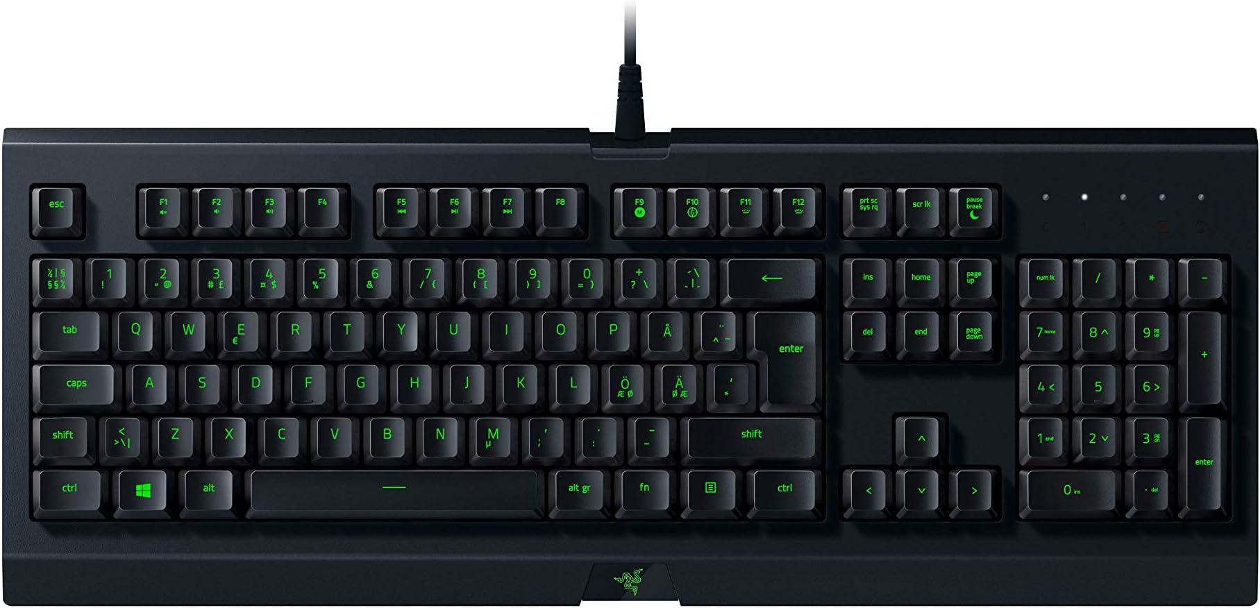 Razer Cynosa Lite - Membrane Gaming Keyboard med Chroma RGB Belysning ...