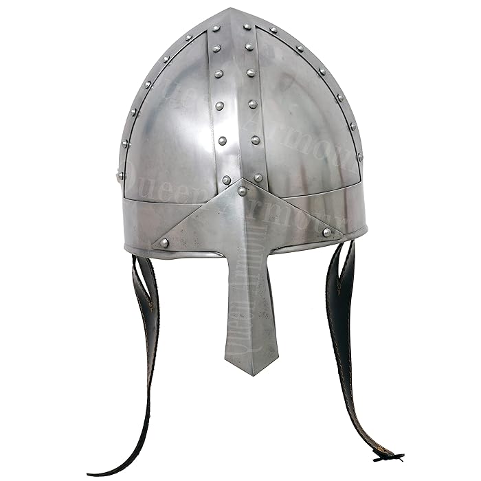 Buy Queen Armour Medieval Nasal Norman Helmet Costume Viking ...