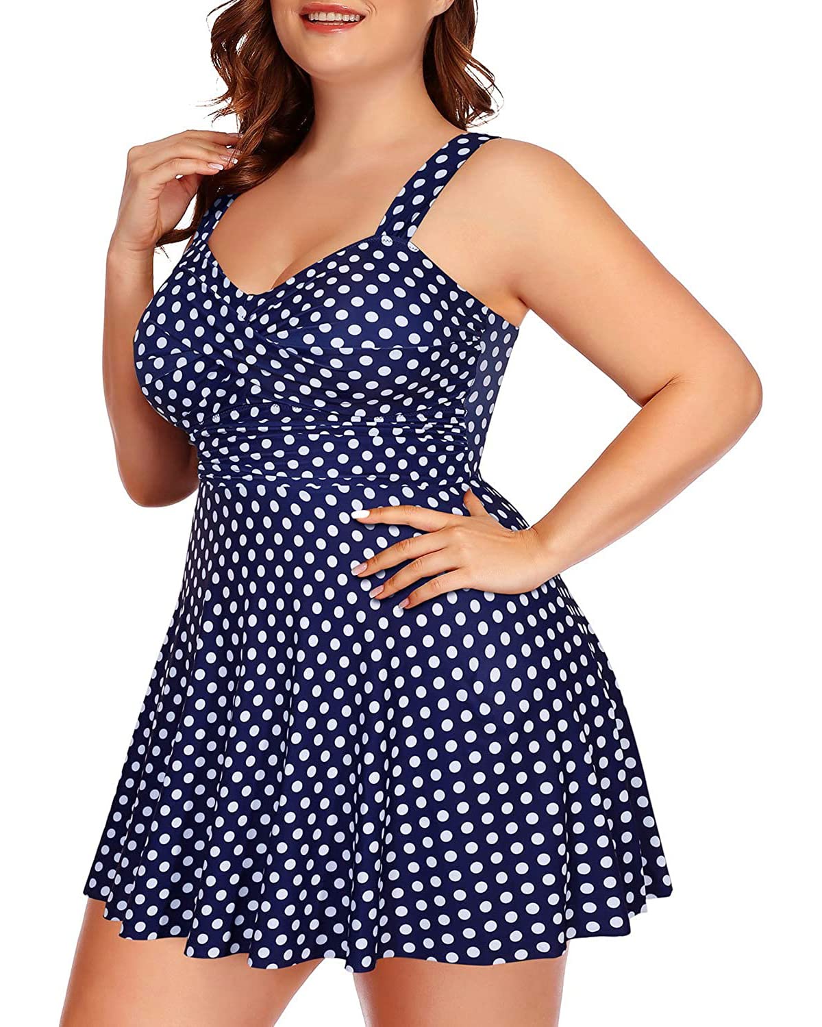 Snapklik.com : Aqua Eve Plus Size Two Piece Swimsuits For Women Tankini ...