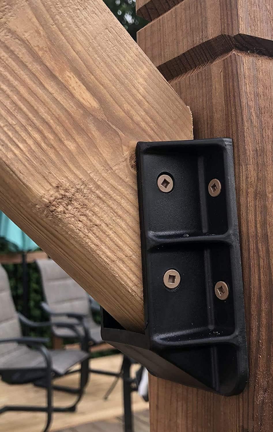 FENCE & DECK RITE Stair Railing Hangers, fits Standard 2X 4 railings ...