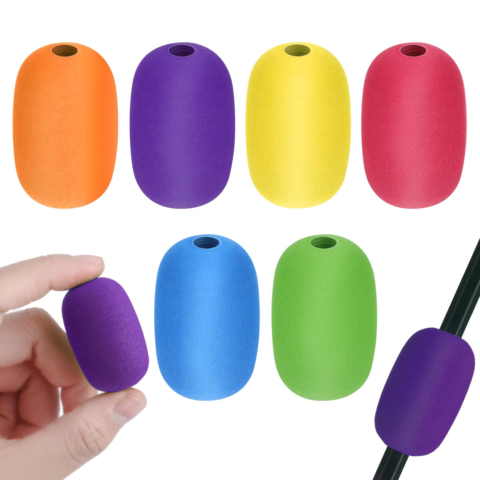 Amazon.com: AHQiZFX 6 Pieces Pen Grip, Egg Pen Pencil Holder ...