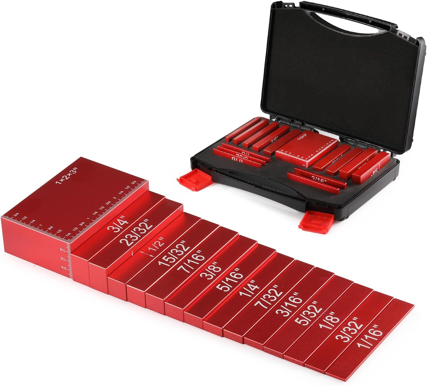 Amazon.com: HOZLY Setup Blocks Height Gauge Set,15pcs Precision ...