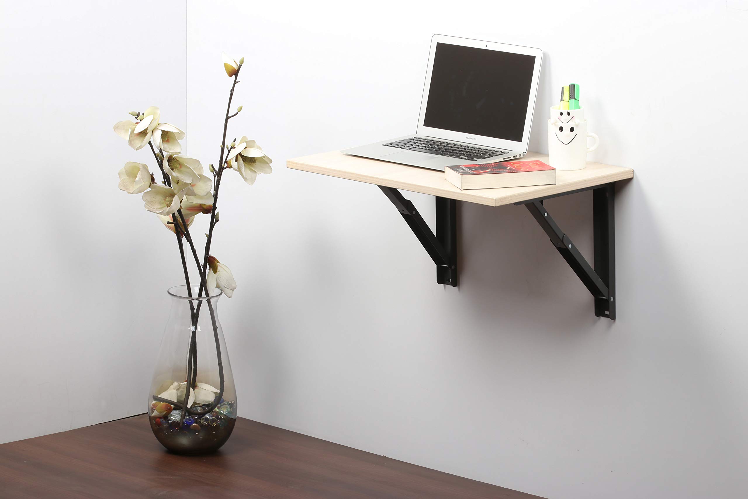 Dev Modular Folding Wall Mounted Wooden Study/Computer/Laptop/Office ...