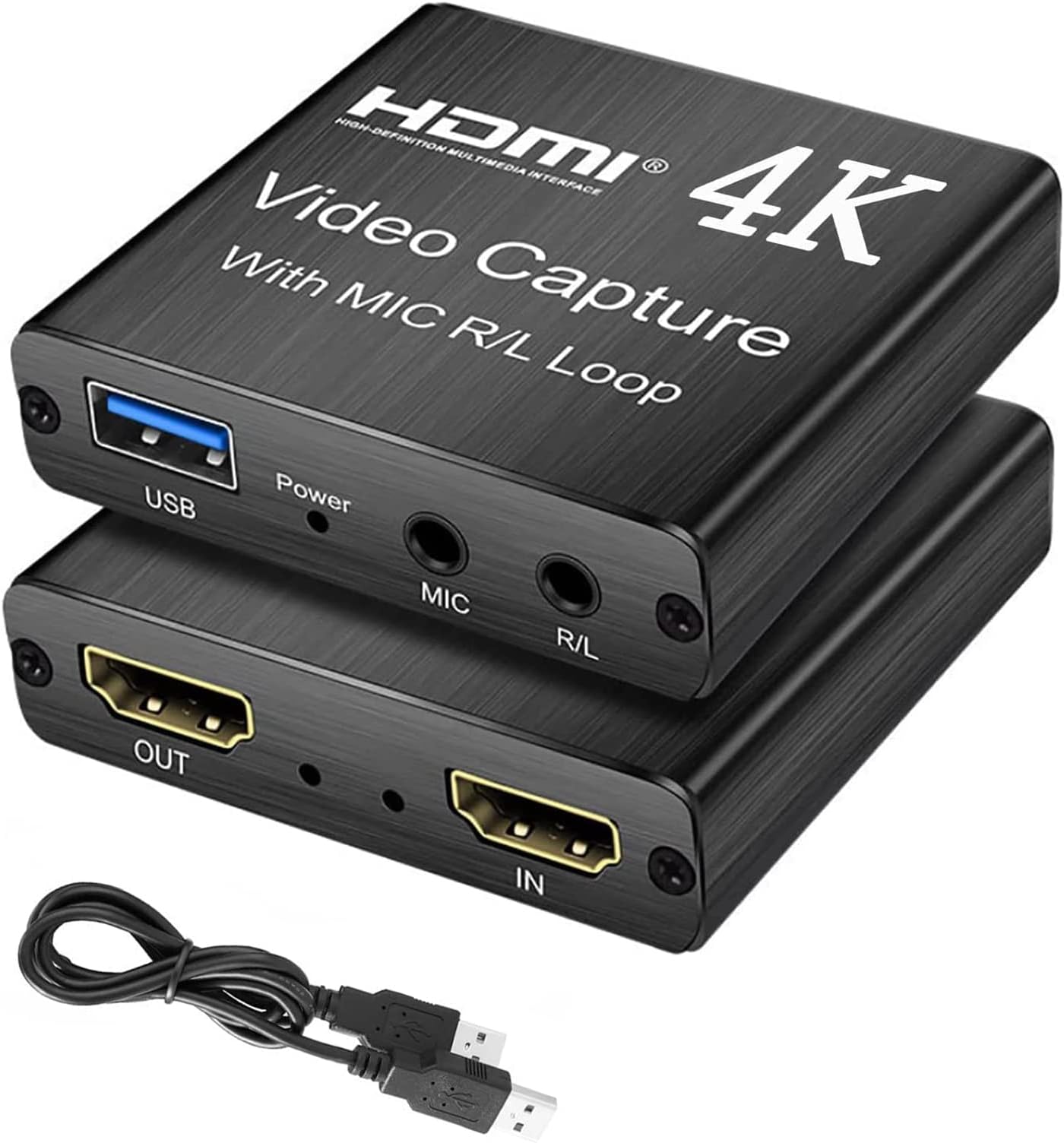 Capturadora de Video HDMI, USB 3.0 Tarjeta de Captura de Video y Audio ...