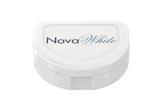 NovaWhite Retainer Holder - Hygienic, Anti-Bacterial, Durable, Compact ...