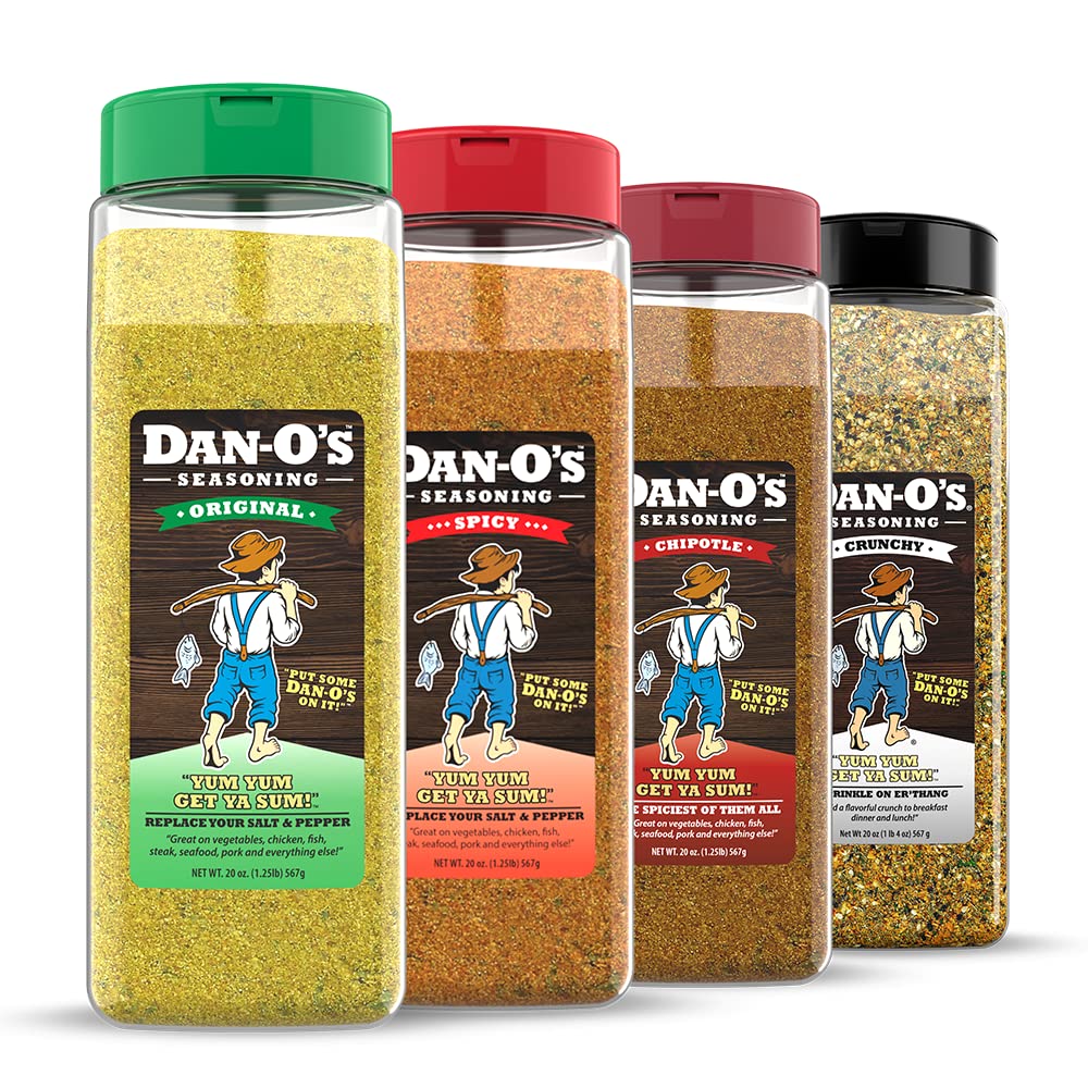 Snapklik.com : Dan-Os Seasoning Large 4 Bottle Combo Original, Chipotle ...