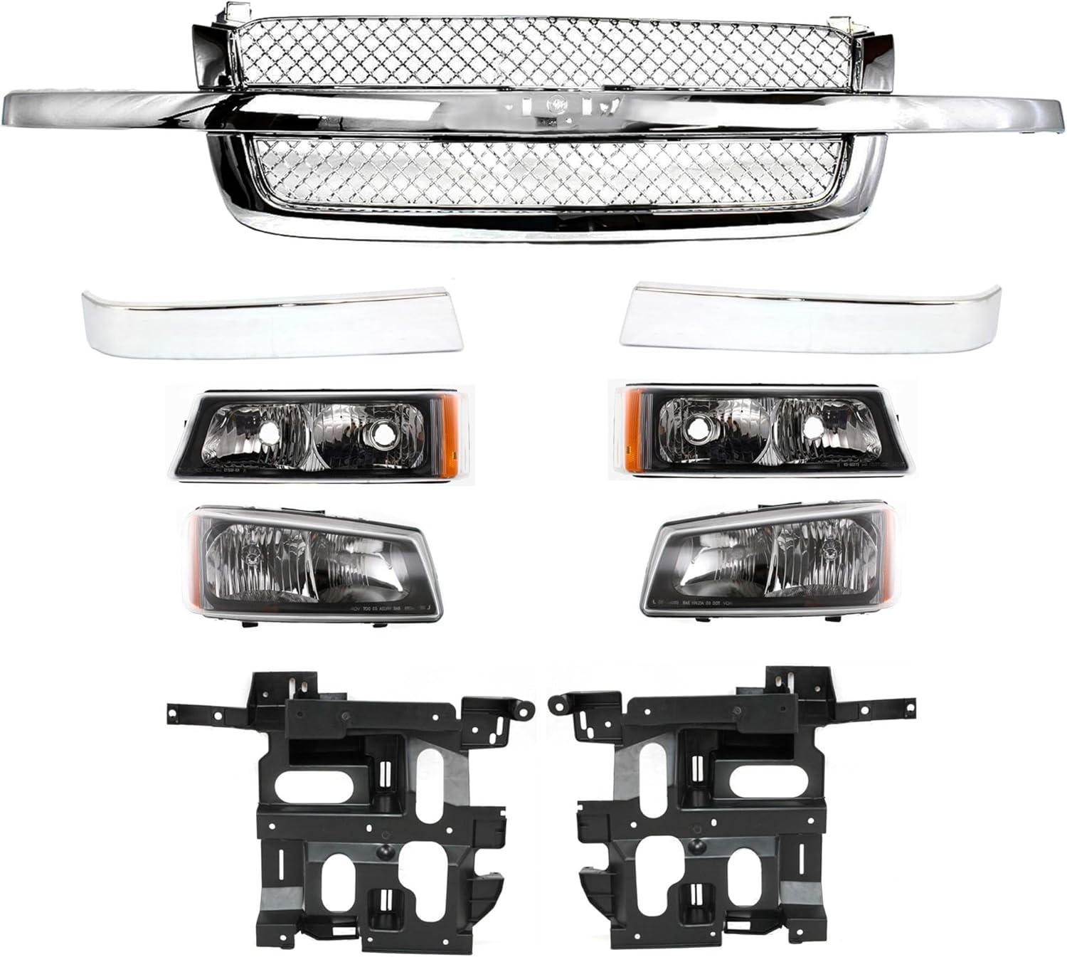 Amazon.com: Garage-Pro Grille Assembly Kit Compatible with 2003-2006 ...