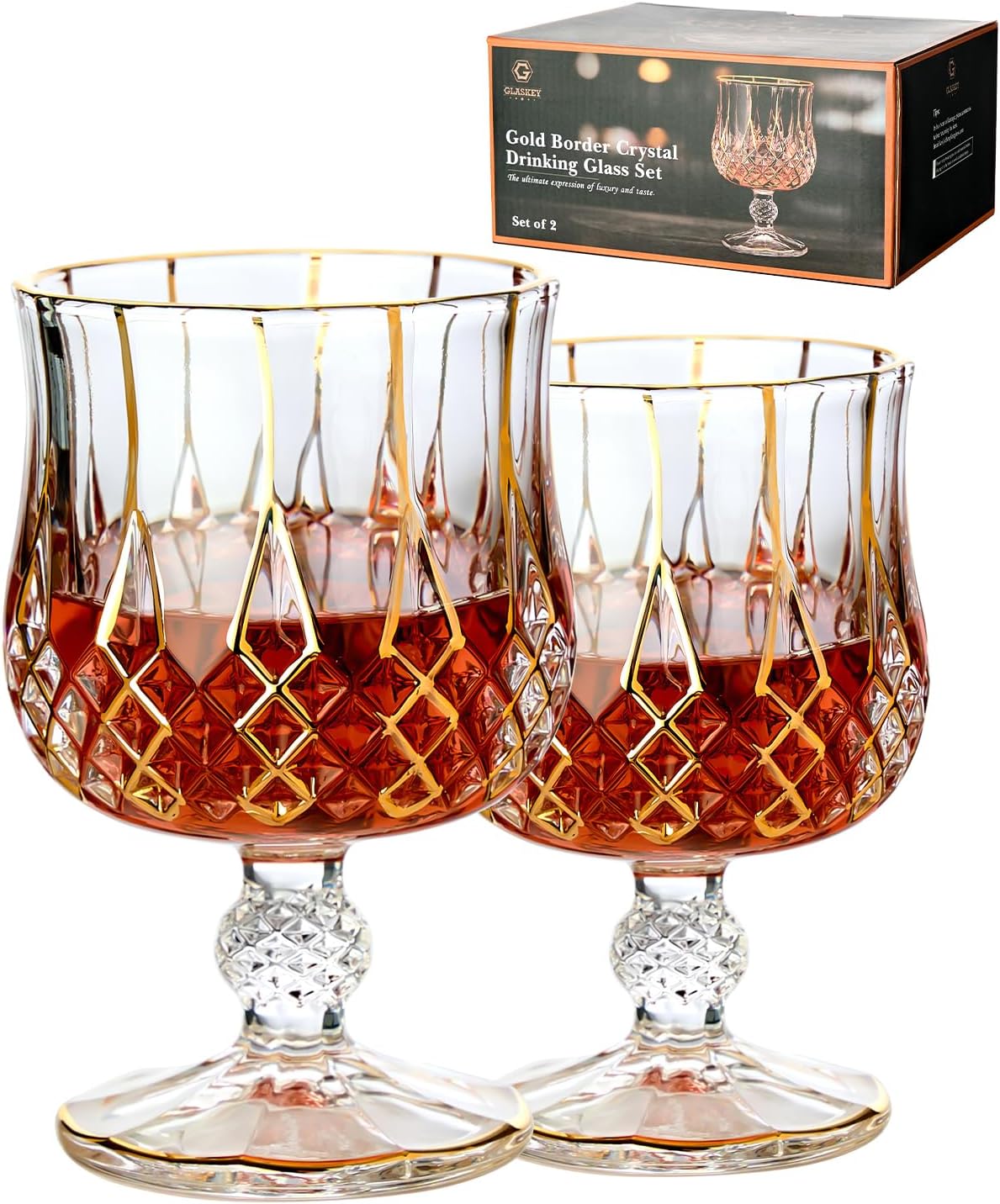 Amazon.com: Cristal D'Arques Longchamp Brandy, 32CL, Set Of 6 : Grocery ...