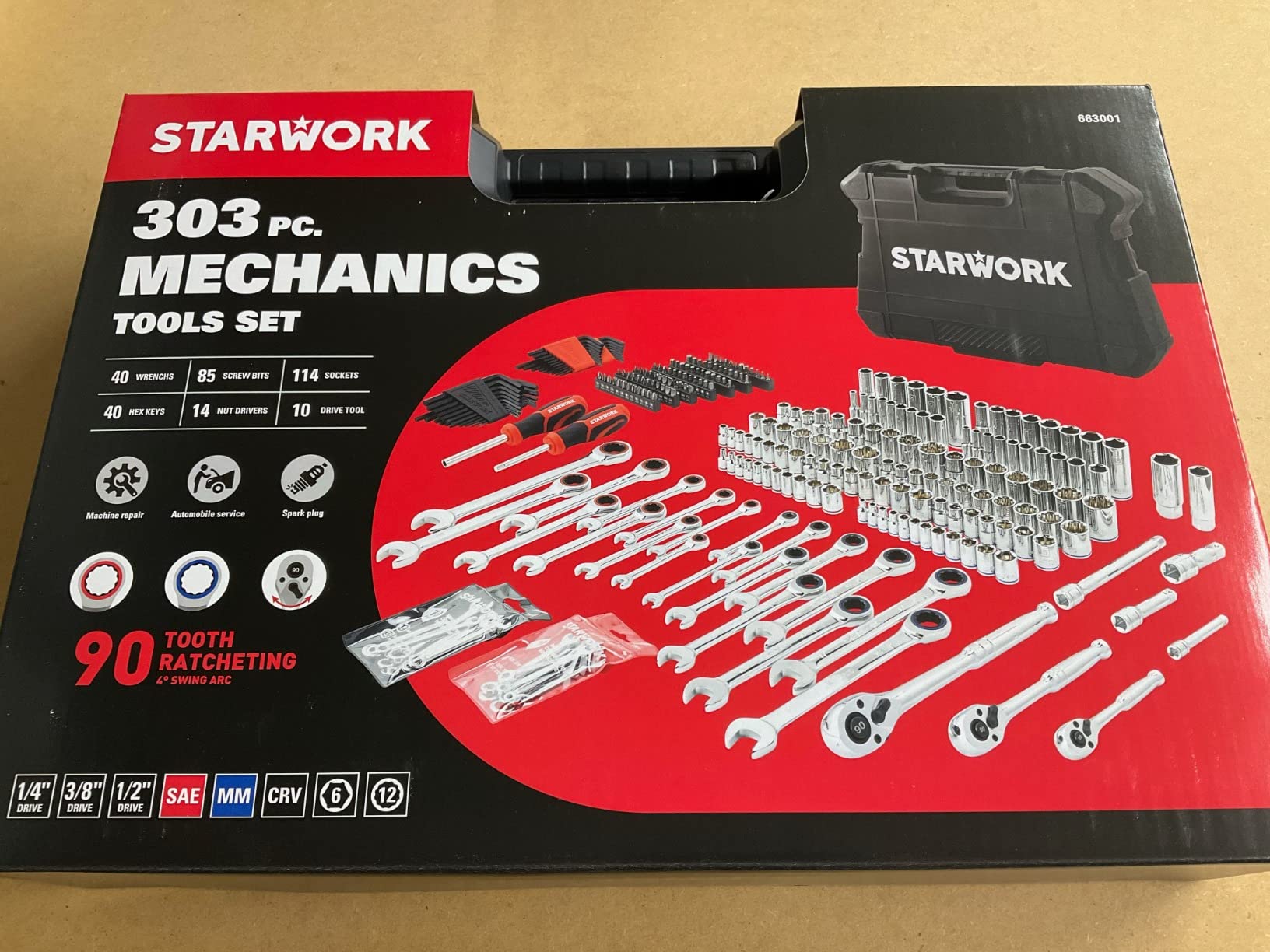 $33/mo - Finance TRUE MECHANIC™ 303-Piece Mechanics Tool Set ...