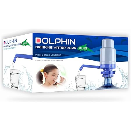 Amazon.com: Improved Generation Dolphin Water Bottle Pump with 4 Tubes ...