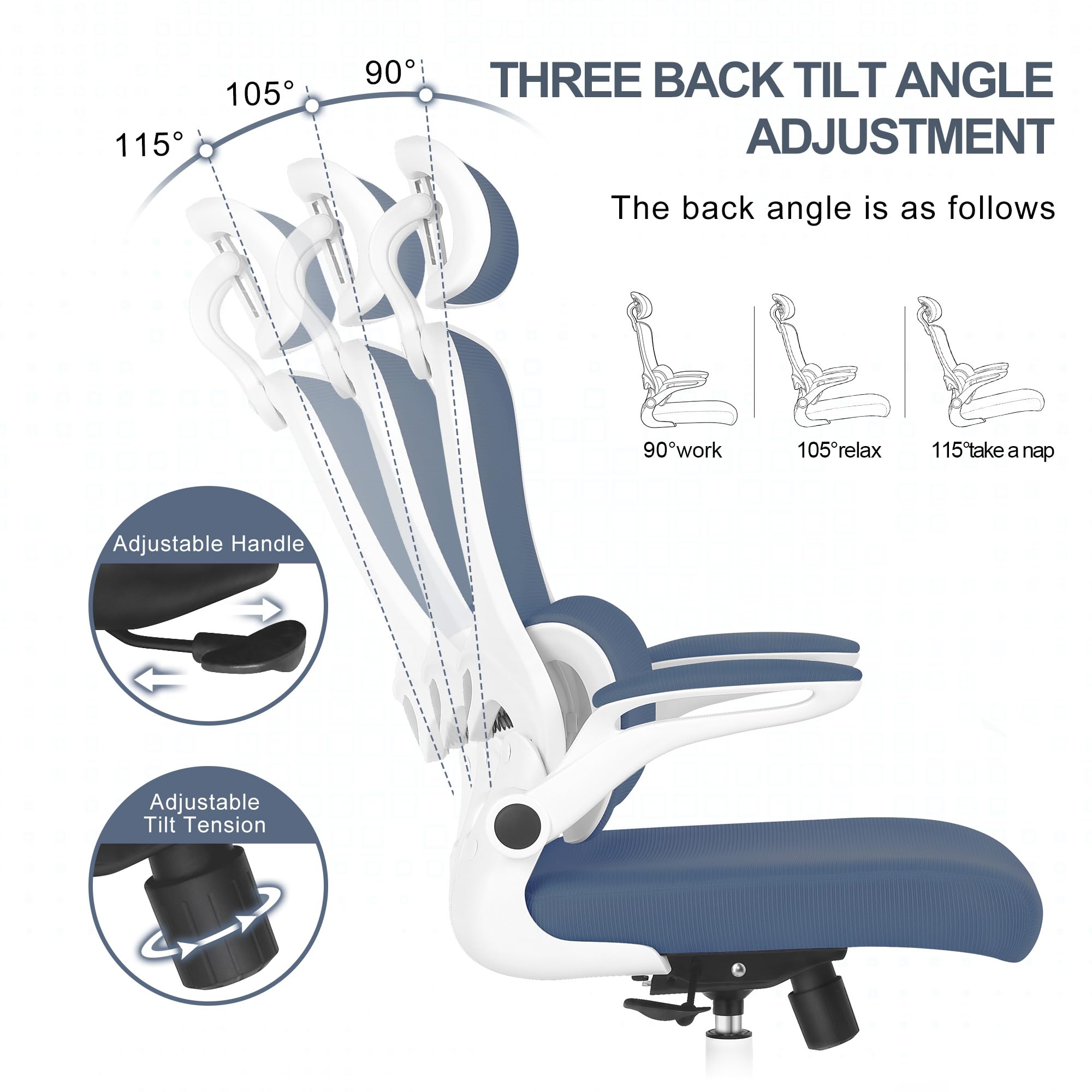 Snapklik.com : Misolant Ergonomic Office Chair, Desk Chair