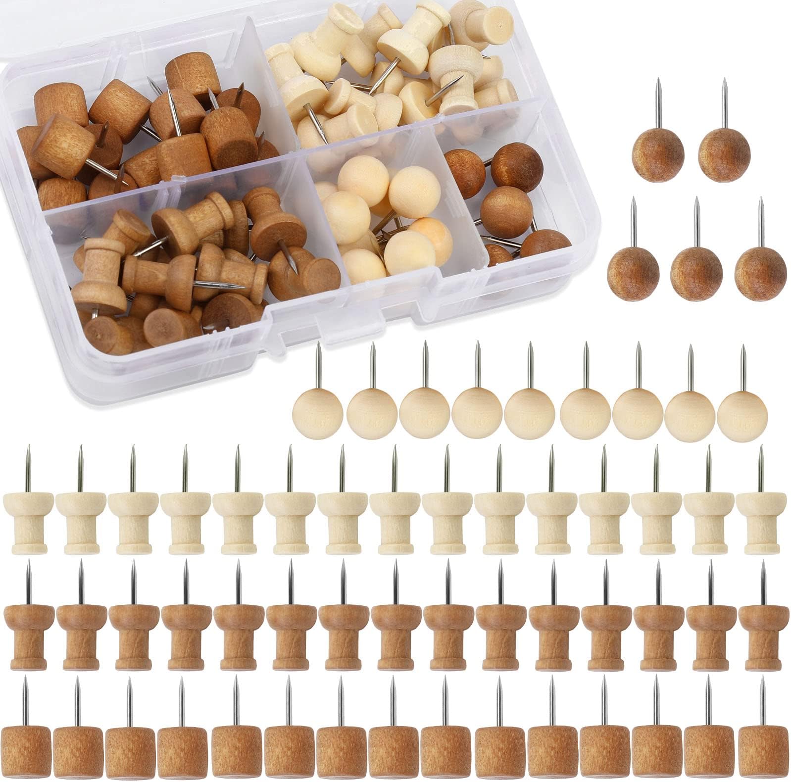 Amazon.com: Push Pins, Thumb Tacks, Decorative Push Pins for Cork Board ...