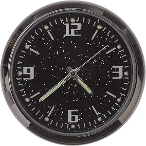 Amazon.com: CIYODO Car Clock Clocks Car Stick on Clock Auto Mini Clock ...