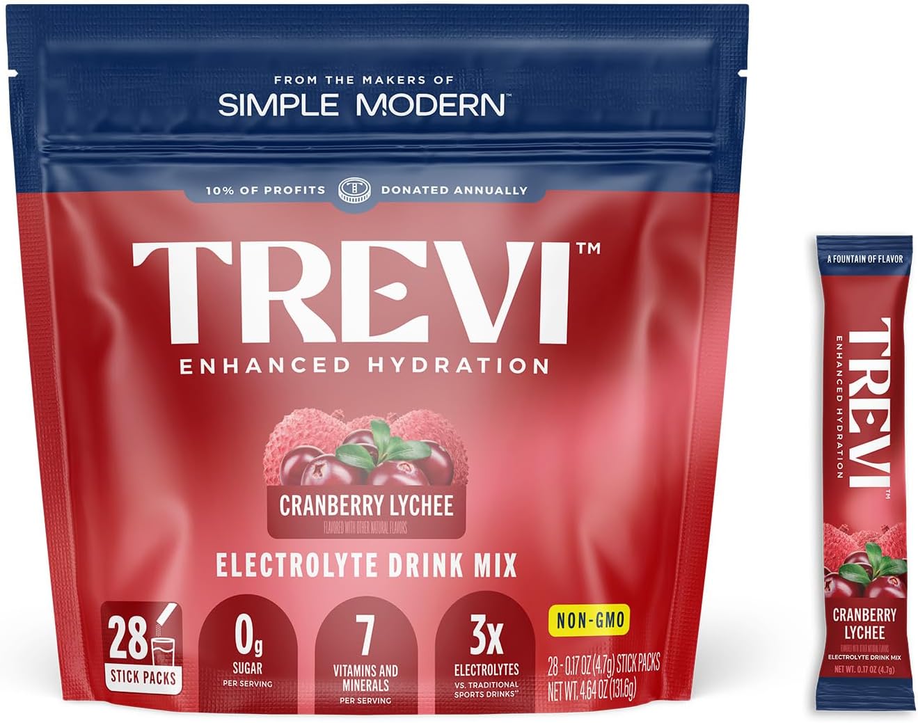 Amazon.com: TREVI™ Sugar Free Electrolytes - Drink Mix Hydration Powder ...
