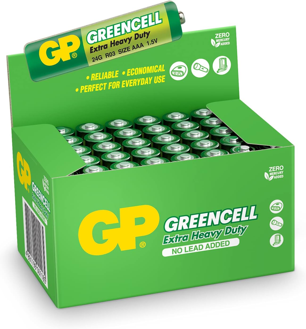 GP GreenCell AAA Extra Heavy Duty 20 Pack : Amazon.ca: Health ...