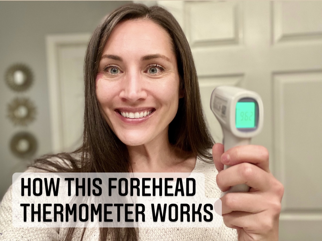 Watch How This Forehead Thermometer Works on Amazon Live