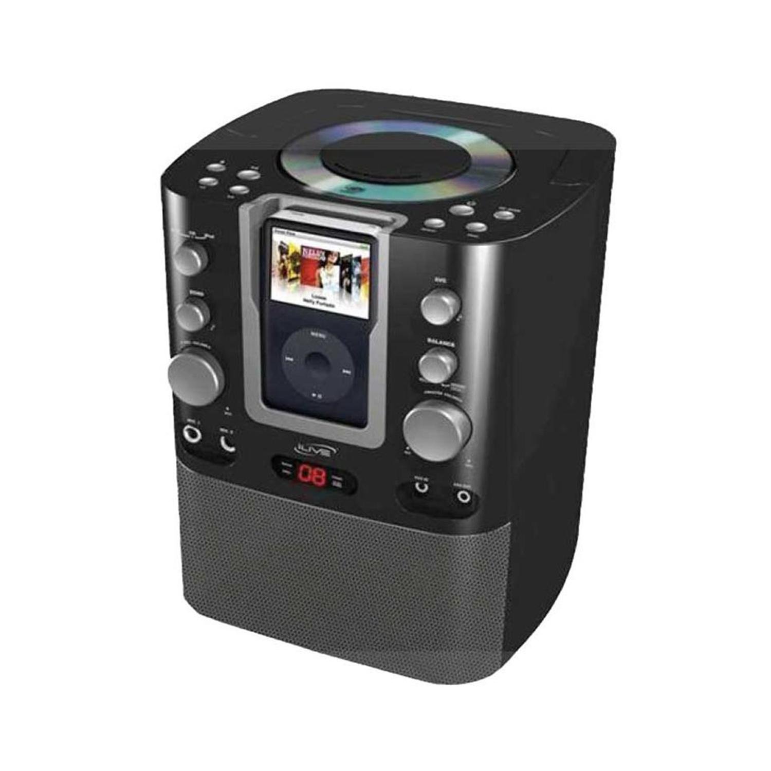 Ilive Karaoke Machine With Ipod Dock (black Screen ILive Karaoke ...