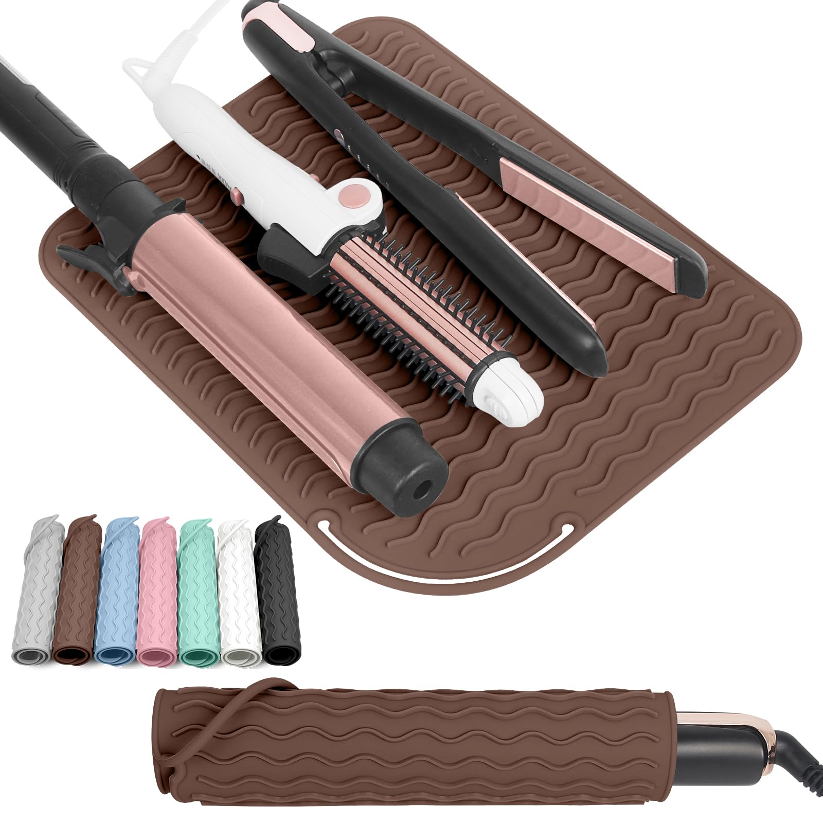 Amazon.com : WRORUNER Larger Size Silicone Heat Resistant Mat for ...