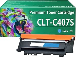 Amazon.com: ERNZAT CLT-407S Toner Cartridge Compatible for Samsung CLT-K407S CLT-C407S CLT-M407S ...