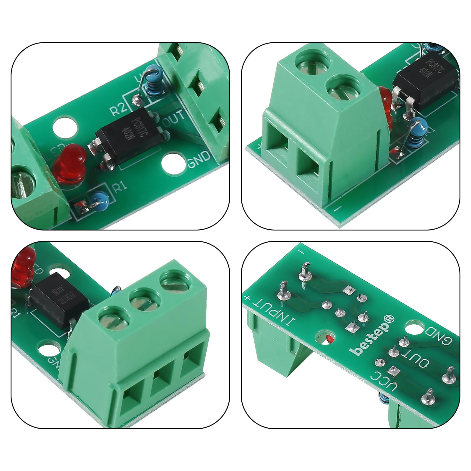 Snapklik.com : 6pcs PC817 1 Channel Optocoupler Isolation Module 1CH ...