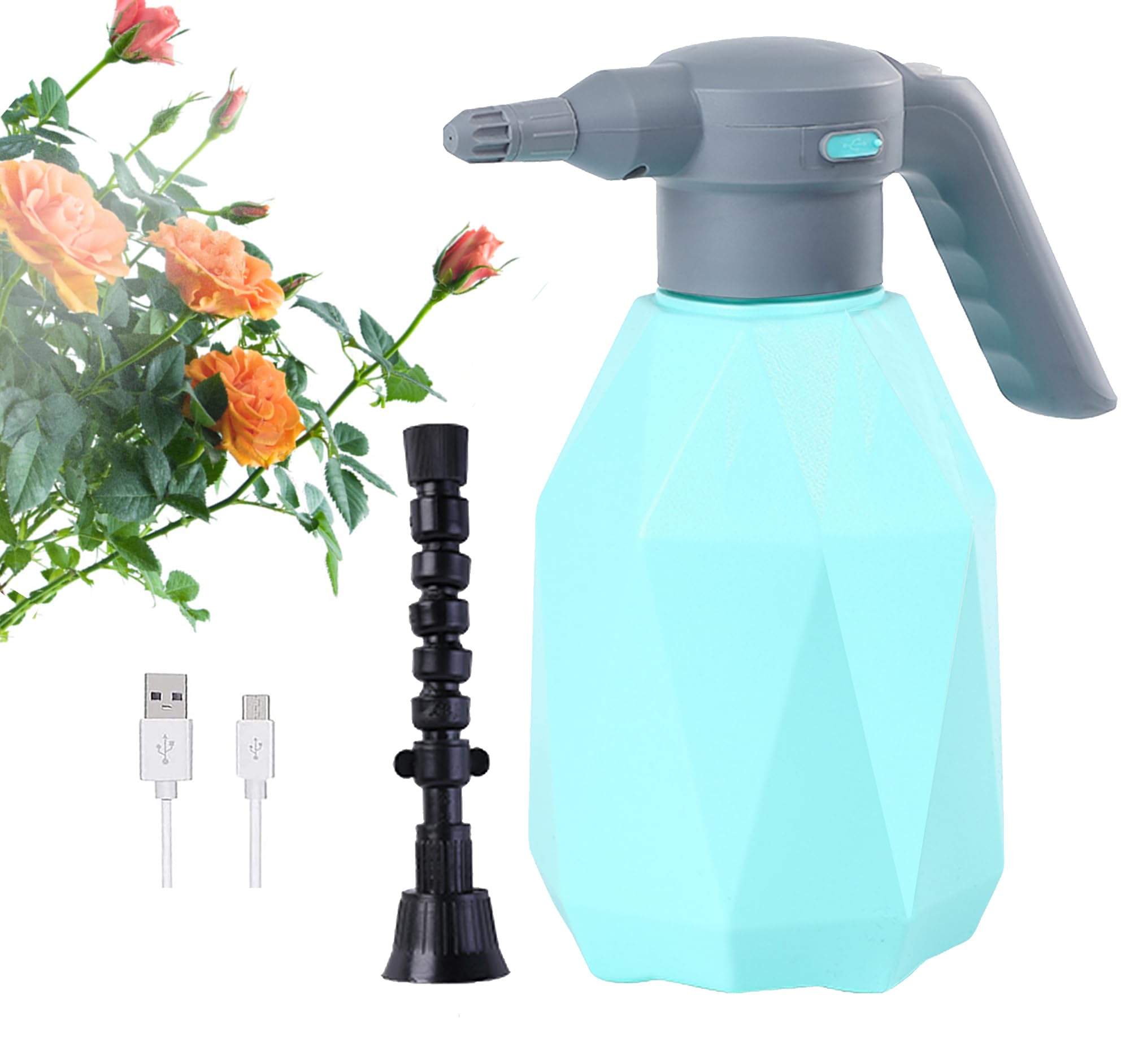 Amazon.com : Automatic Plant Mister 2L Electric Spray Bottle 0.5 Gallon ...
