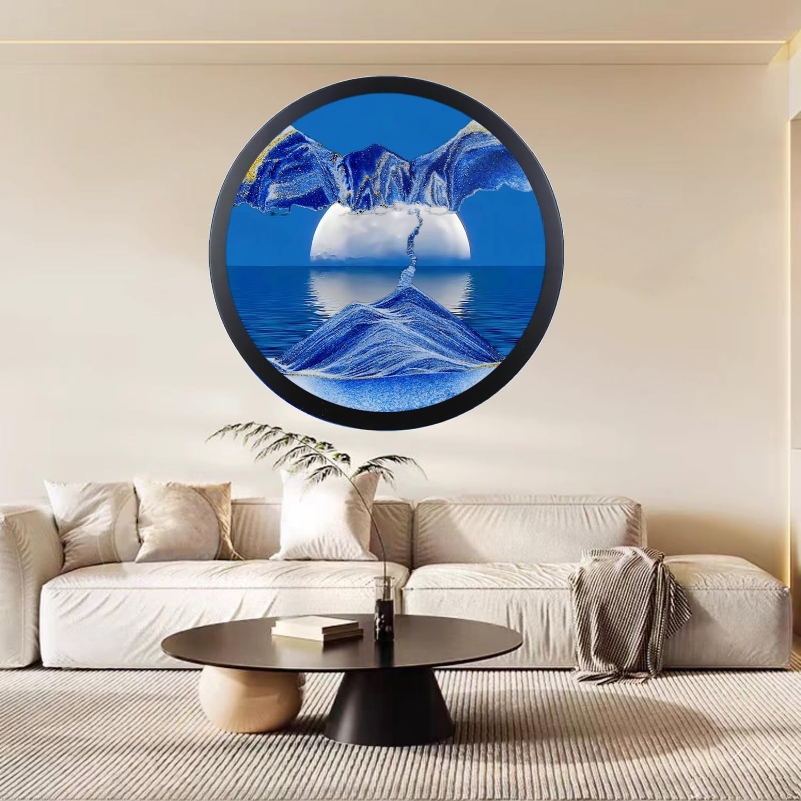 Amazon.com: ZSDSZDZY Sand Art Liquid Motion, Moving Sand Art Décor, 3D ...