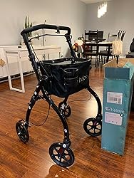 Amazon.com: Helavo Easy Foldable Lightweight Indoor Walker with Tray ...