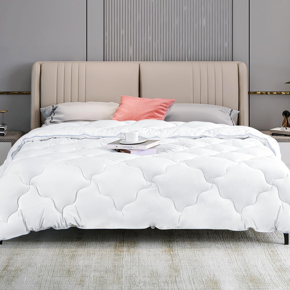 Utopia Bedding Couette matelassée toutes saisons en duvet alternatif ...