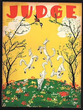 Amazon.com: MAGAZINE: Judge 4/18/1931-early humor comic mag-Bizarre ...