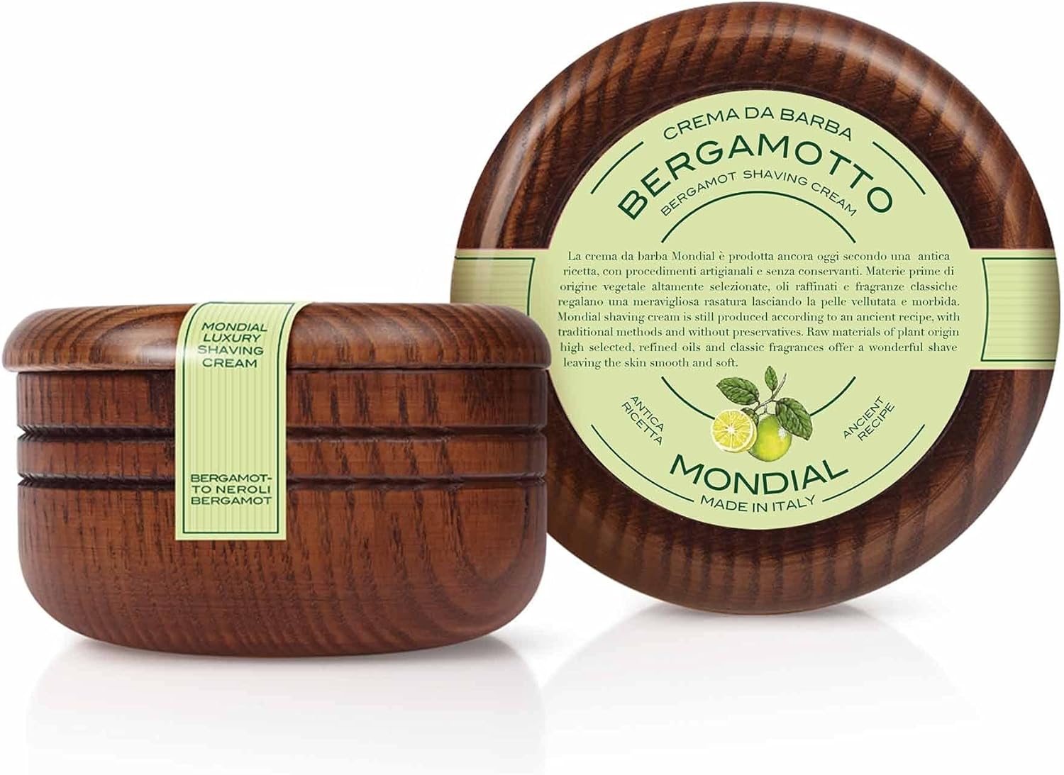 Amazon.com: Mondial Shaving Cream In Bowl Luxury Bicolor Neroli ...
