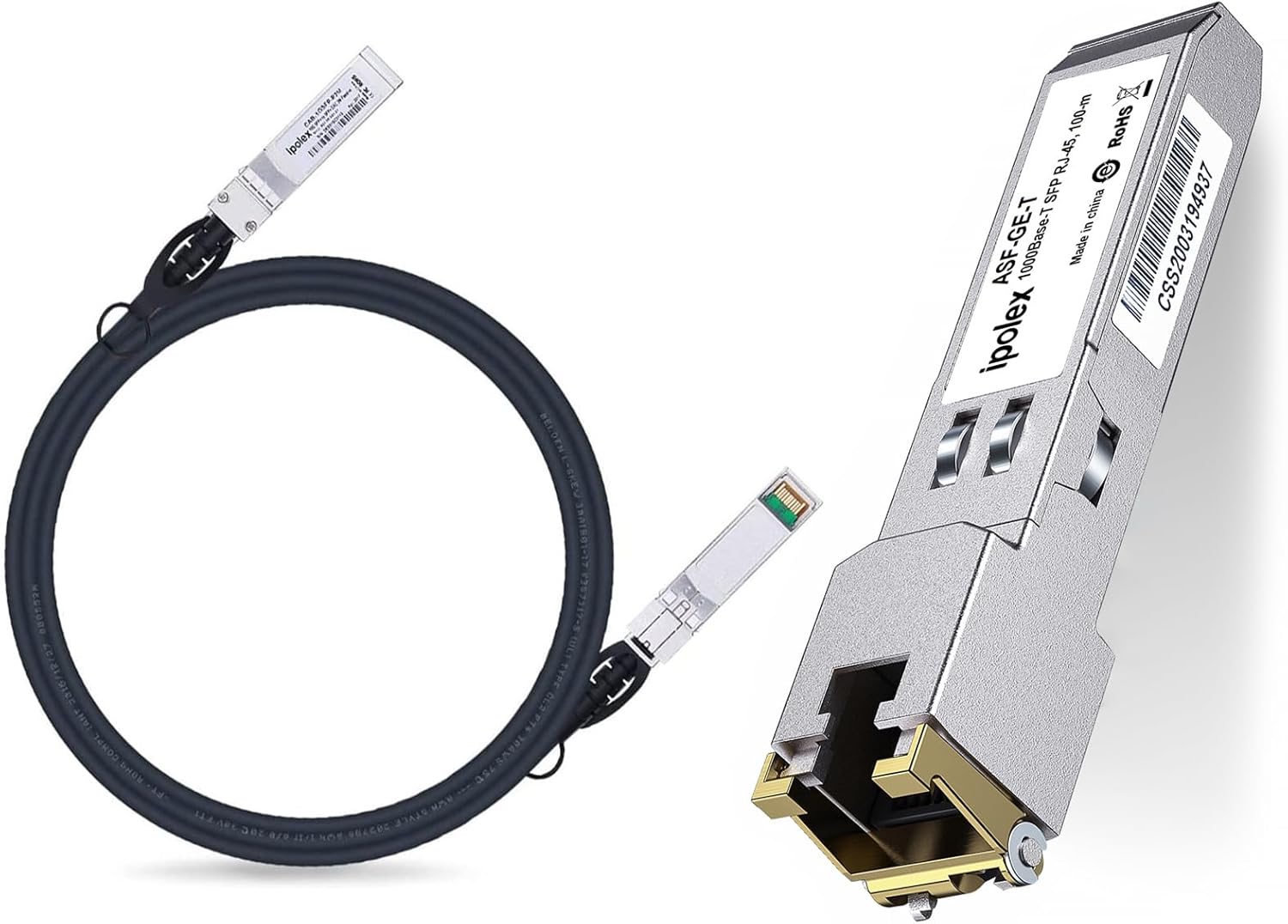 Amazon.com: Buy it with 1.25G SFP DAC Cable for Cisco SFP-H1GB-CU2M 2 ...