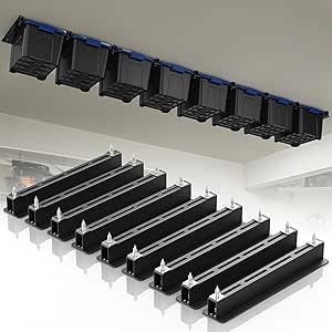 Amazon.com: WooFog Overhead Garage Storage Rack, Garage Ceiling Storage ...