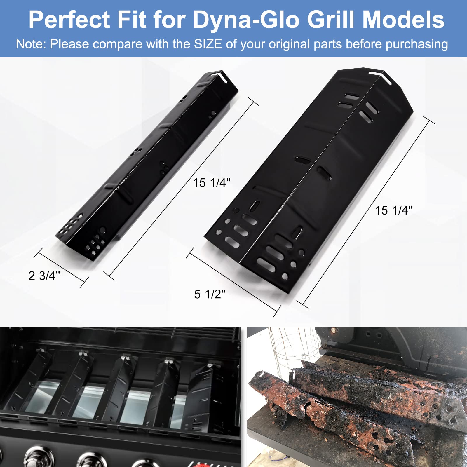 Snapklik.com : Criditpid Grill Heat Plate Replacement For Dyna-Glo 5 ...