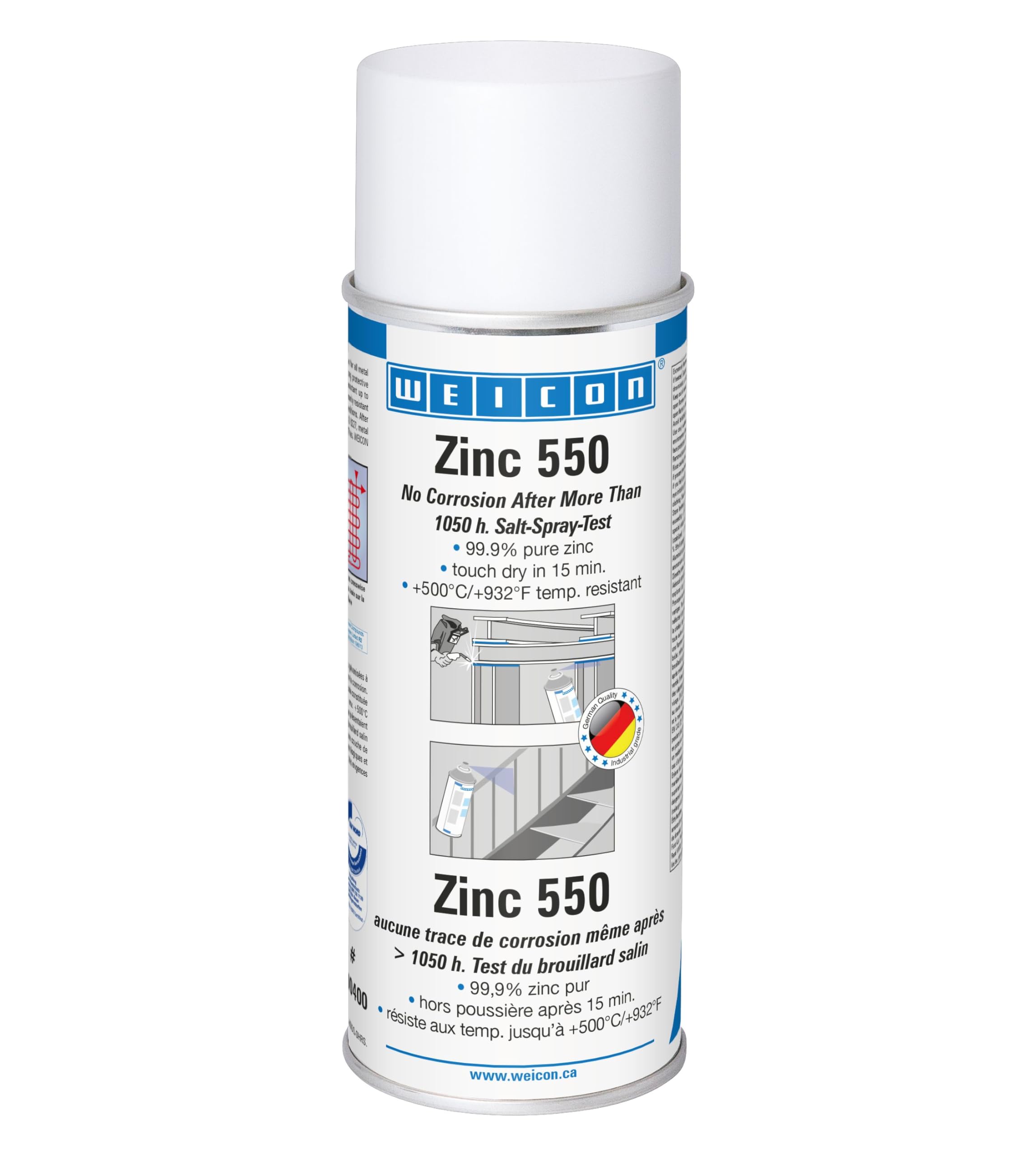Amazon.com: WEICON Zinc 550 |13.5oz / 400ml | Fast drying primer for ...